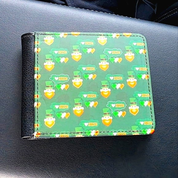 Irish | Bags | Irish Mens Leather Bifold Wallet | Poshmark